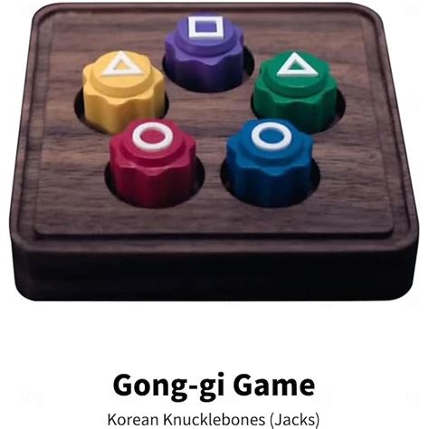 Gonggi Koreanisches Spiel Gonggi Koreanisches Wurfspiel Set