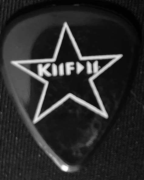 Kmfdm Guitar Pick San Diego Show On 2022 Tour German Industrial Band