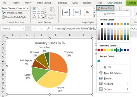 Excel Pie Chart How To Create And Customize Top 5 Types