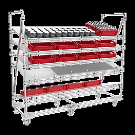 5 Levels Picking Mobile Shelf