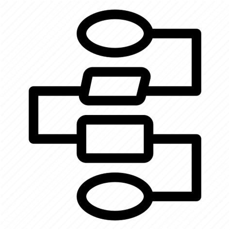 Flowchart Flow Icon Download On Iconfinder On Iconfinder