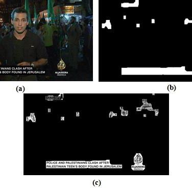 Candidate Text Region Extraction A Input Image B Morphological Download Scientific