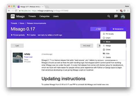 Misago首页文档和下载 开源 Python 论坛系统 OSCHINA 中文开源技术交流社区