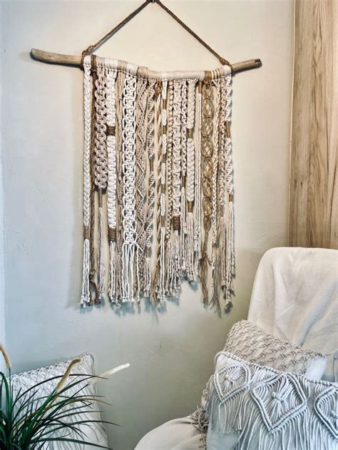 Панно «loft” в технике макраме Макраме гобелены Макраме Этнический декор