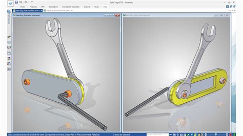 Allen Key And Spanner Animation 3d Model Cgtrader