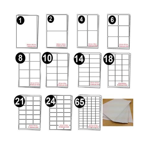 Wholesale Custom A4 Labels Adhesive Sticker Blank Sheets For Printer Manufacturer And Supplier