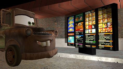 Mater Goes To The Mcdonalds Drive Thru By Redkirb On Deviantart