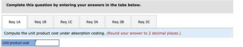 solved problem 6 23 algo absorption and variable costing