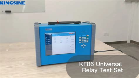 Kf86p Universal Relay Test Set Complying Iec61850 Kingsine Electric Automation Co Ltd
