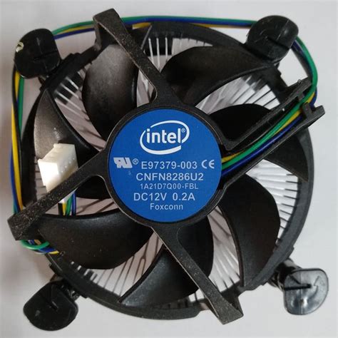 Intel Cpu Fan Socket 775 1150 1151 1155 1156 For I3 I5 I7 4pin Cpu