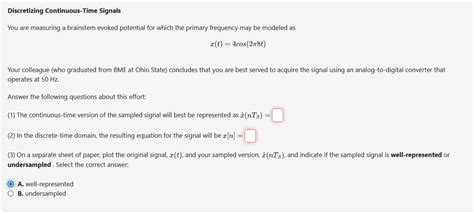 Solved Discrete Time Interval And Time Domain Question Only Chegg Com