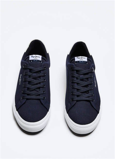 Купить Мужские кеды Pepe Jeans London, цвет синий, Модель: KENTON ...