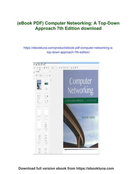 ebook pdf computer networking a top down approach 7th edition pdf