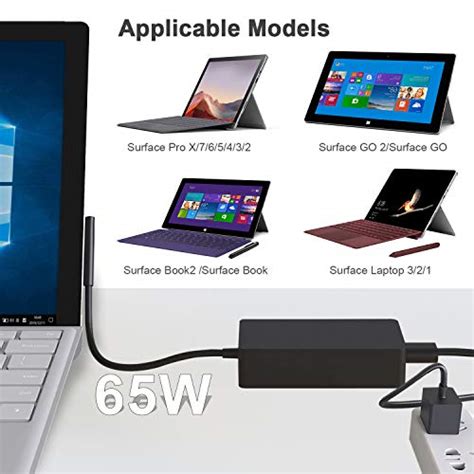 Surface Pro Charger W Microsoft Surface Pro Laptop Charger Compatible For Surface Pro