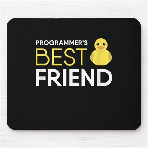 Rubber Duck Debugging Programmers Best Friend Mouse Pad Zazzle