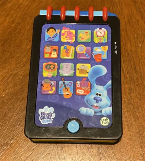 LEAP FROG BLUES Clues Handy Dandy Notebook Learning Toy Gift Shapes