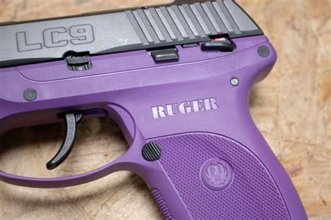 Ruger Lc9 9mm Police Trade In Pistol With Purple Frame Sportsmans