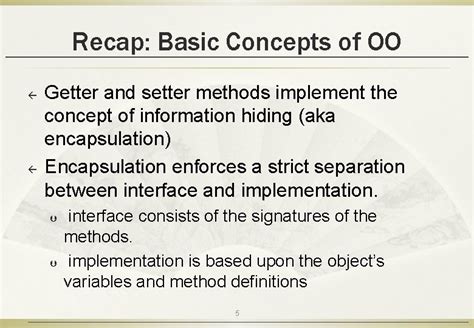 Object Oriented Databases And Object Persistence Introduction Recap