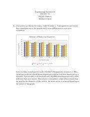 Module Quiz Docx Engineering Statistics II EM Myjah Johnson Module Quiz Choose