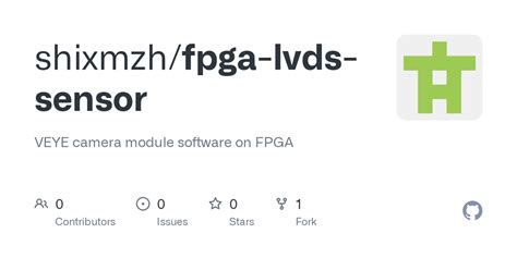 Github Shixmzhfpga Lvds Sensor Veye Camera Module Software On Fpga