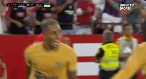 Gol Barcelona Hoy Gol De Raphinha Hoy Gol De Raphinha En El 1 0 De