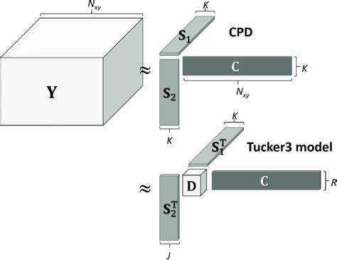 Schematic Illustration Of Two Representative Tensor Decomposition Download Scientific Diagram