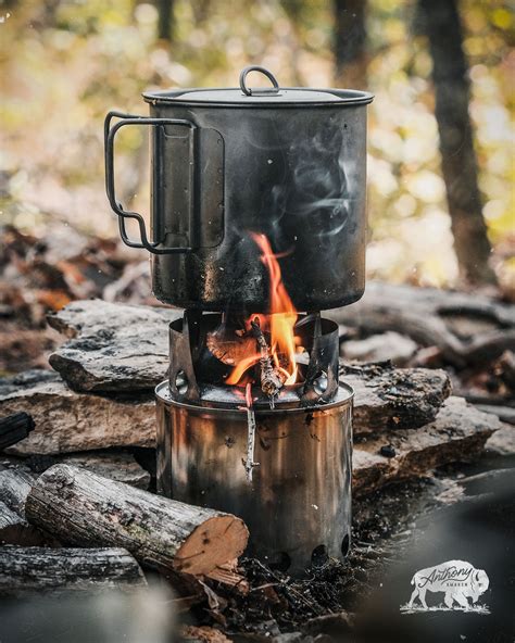 Camp Cooking • Bushbuddy Twig Stove • Tips Gear And Campfire Soup
