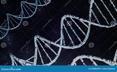 Rotating DNA Stock Video Video Of Chromosome Biotechnology