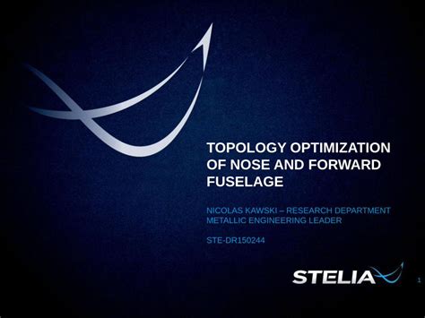 Pdf Topology Optimization Of Nose And Forward Fuselage Dokumentips