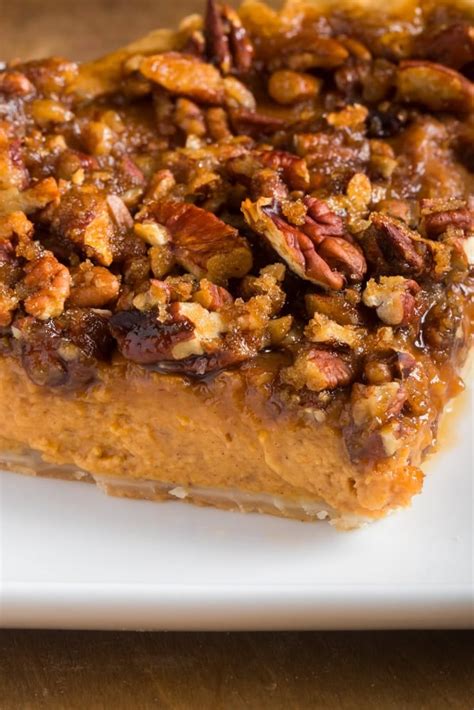 Pumpkin Pecan Pie