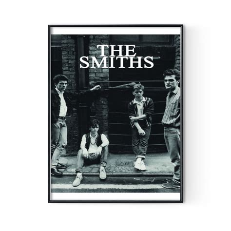 The Smiths Poster Rock Band Poster Vintage Poster Digital Posters