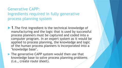 381471427 Generative Approach Under Computer Aided Process Planning Pptx