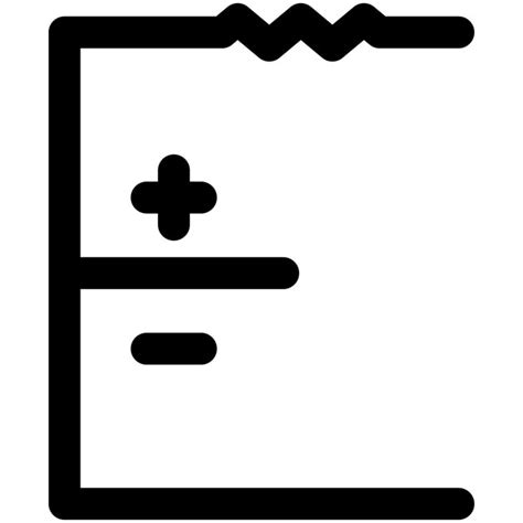 Premium Vector Dc Voltage Source Vector Icon Illustration Of School