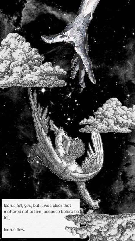 Icarus Vintage Vibes Books Art Quotes Mythology In 2025 Iphone