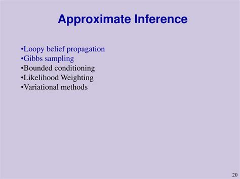 Ppt Exact Inference Continued Powerpoint Presentation Free Download