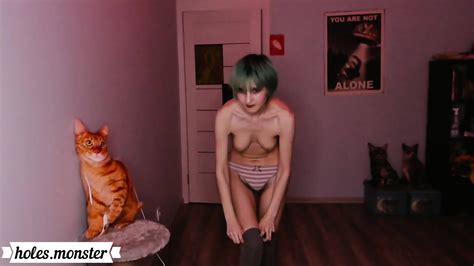 Hairy Goth Girl Dancing Eporner