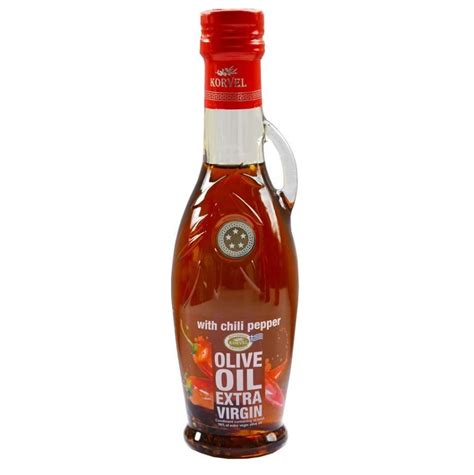 Korvel Greek Olive Oil Chili 250ml Blukoo