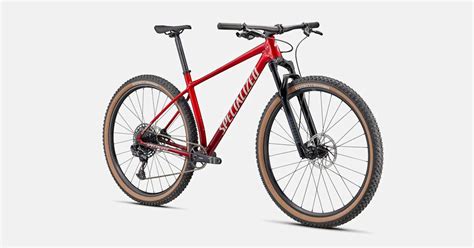 Specialized Chisel Ht Comp Gloss Red Tint Fade Over Brushed Silvertar