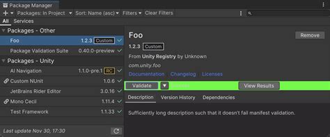 Package Validation Suite Package Validation Suite 0640 Preview