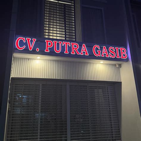 Letter Sign Cv Putra Gasib 👍 Jasareklamepekanbaru Facebook