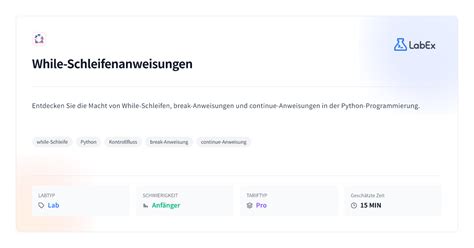 Meisterung Von While Schleifen In Python Grundlagen Des