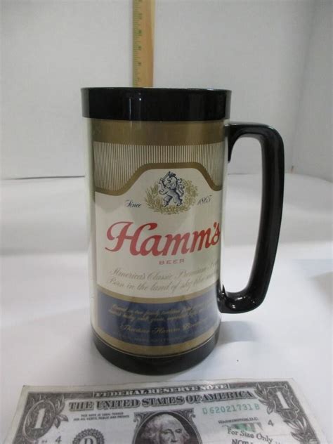 Vintage Hamms Beer Thermo Serv Plastic Beer Mug Live And Online Auctions On