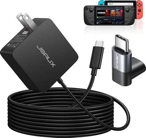 Amazon Com W Usb C Charger For Steam Deck Ft Power Cable Type C Pd Fast Charger Usb C