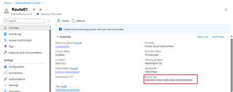 Azure Expressroute와 Oracle Cloud Infrastructure 연결 Azure Virtual