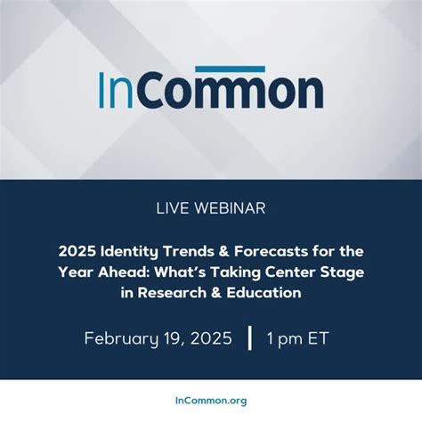 Internet2 On Linkedin Iam Identitymanagement Highered Research Education Trends Ai…