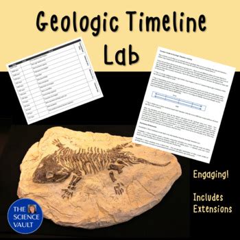 Geologic Time Timeline Lab By The Science Vault TPT