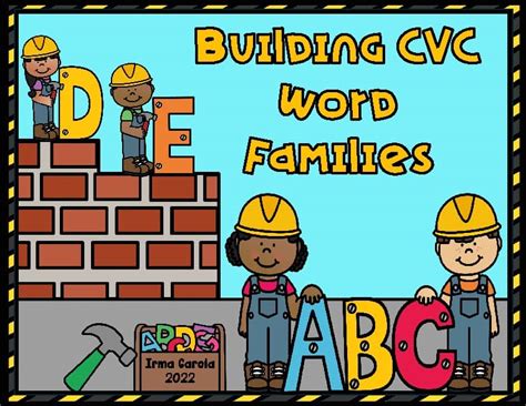 Building Cvc Word Families By Irma Garcia Tpt