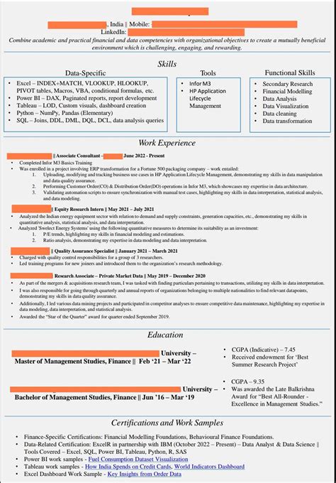roast and or validate my resume r developersindia