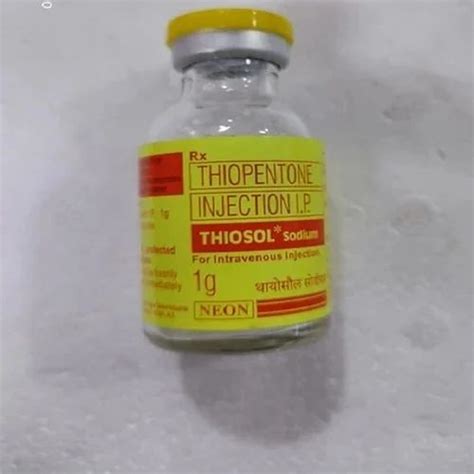 Thiosol 1g Thiopentone Injection Strength 1gm At Rs 145bottle In Surat