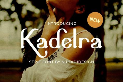 Kadelra Feminine Serif Font Design Cuts